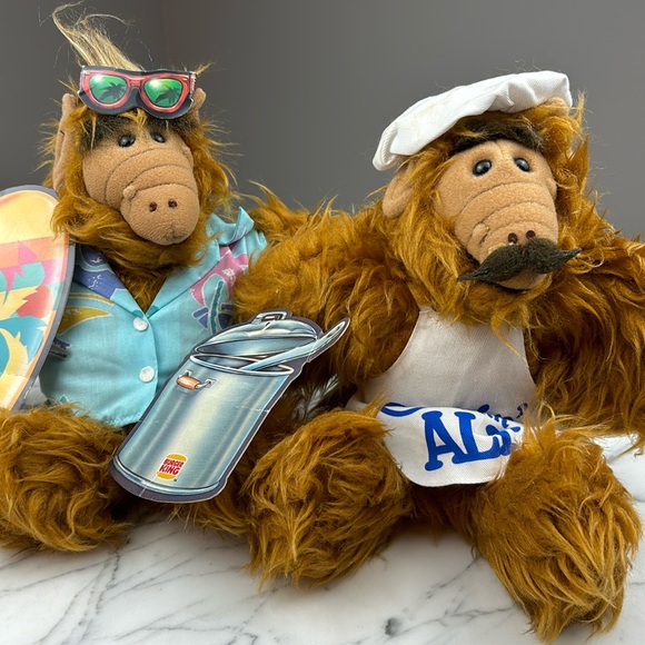 Burger King | Other | Nwt The Many Faces Of Alf Set Of 2 Puppets Burger ...